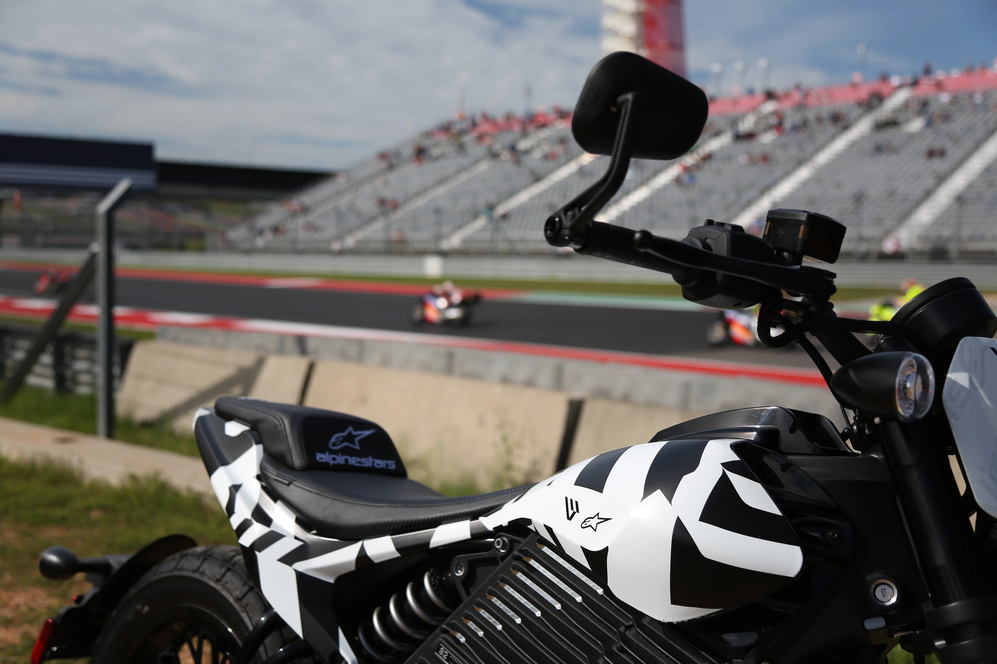 S2 Del Mar at MotoGP of the Americas with SMCO and Alpinestars | LiveWire